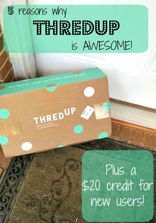 5 Reasons Why ThredUp is Awesome + $20 Credit for Readers