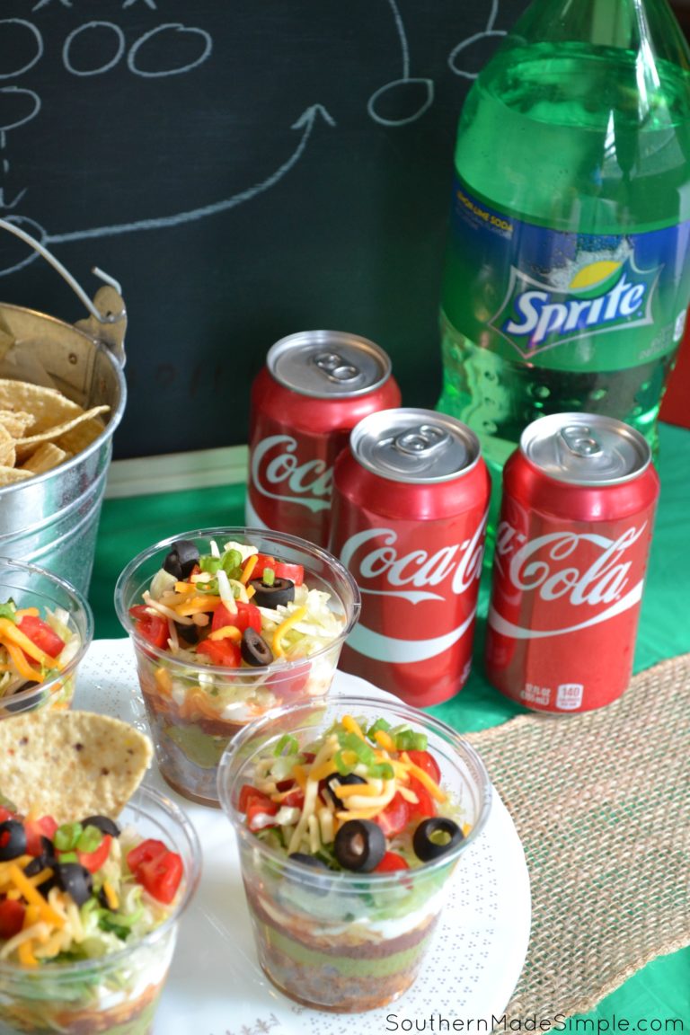 Get Game Day Ready with Touchdown Taco Cups - Southern Made Simple