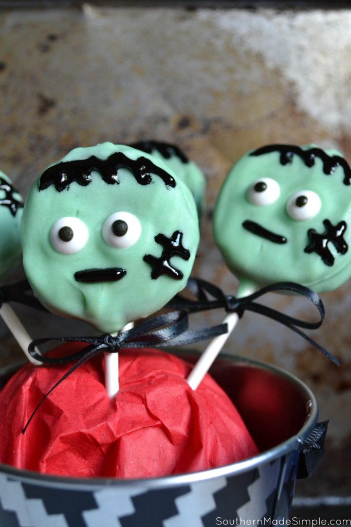 Freaky Frankenstein Oreo Pops - Southern Made Simple