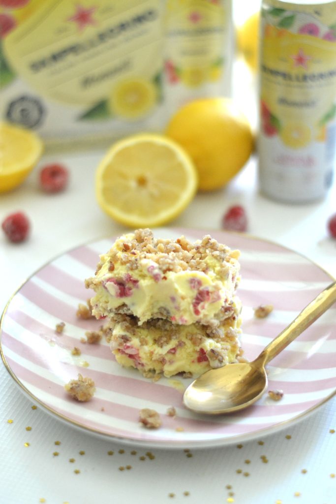 Lemon Raspberry Ice Cream Crumble Bars #MySanPelMomenti # ...