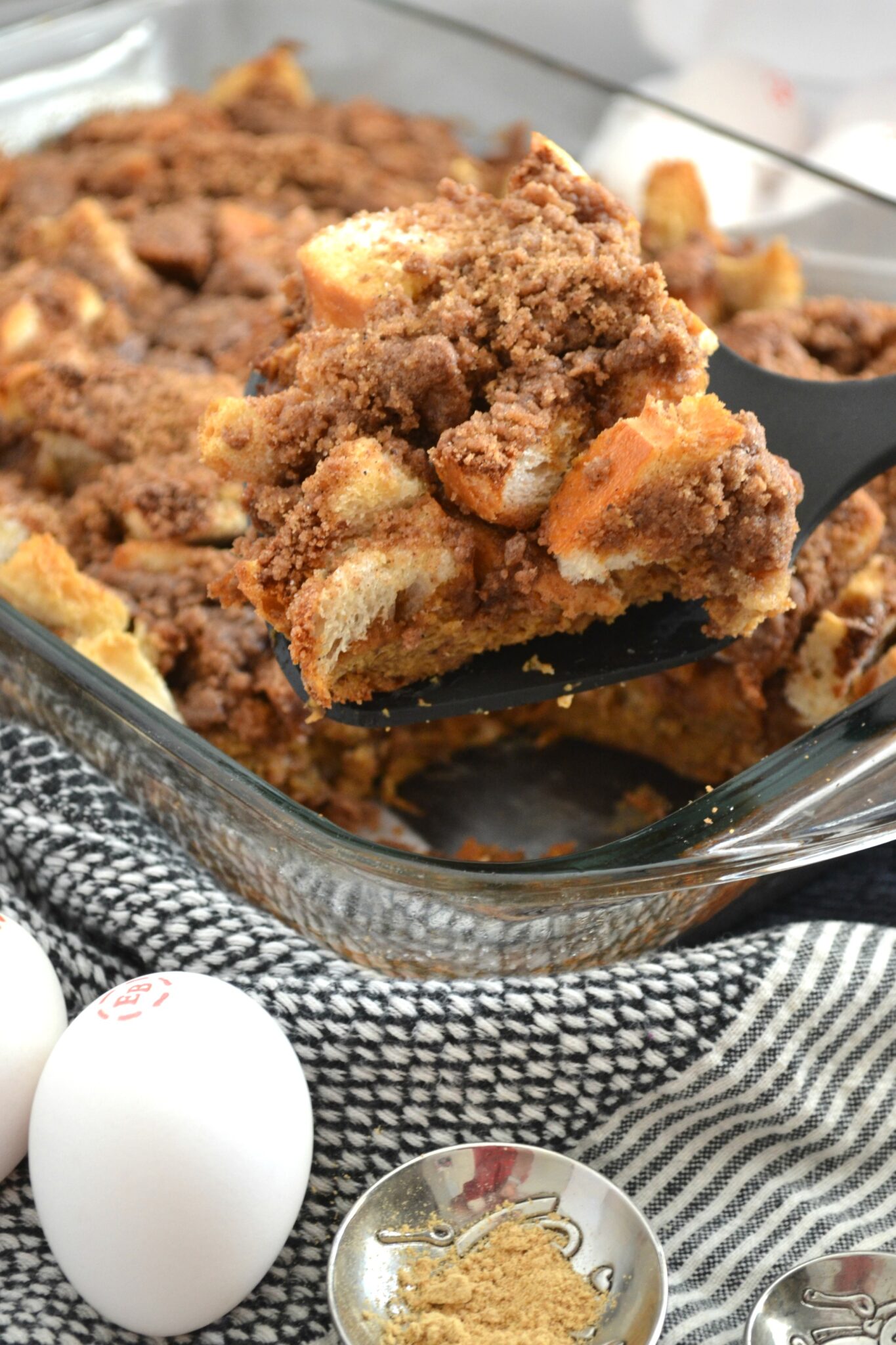 Overnight Gingerbread French Toast Casserole - Southern Made Simple